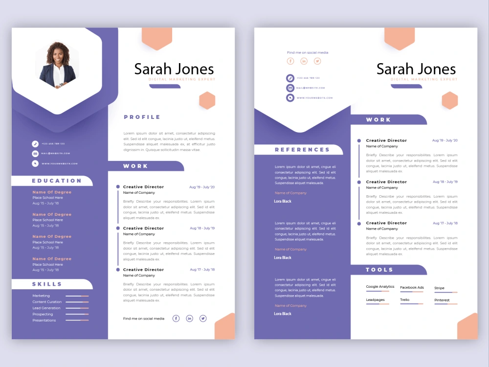 A professional job winning resume design or cv design | Upwork