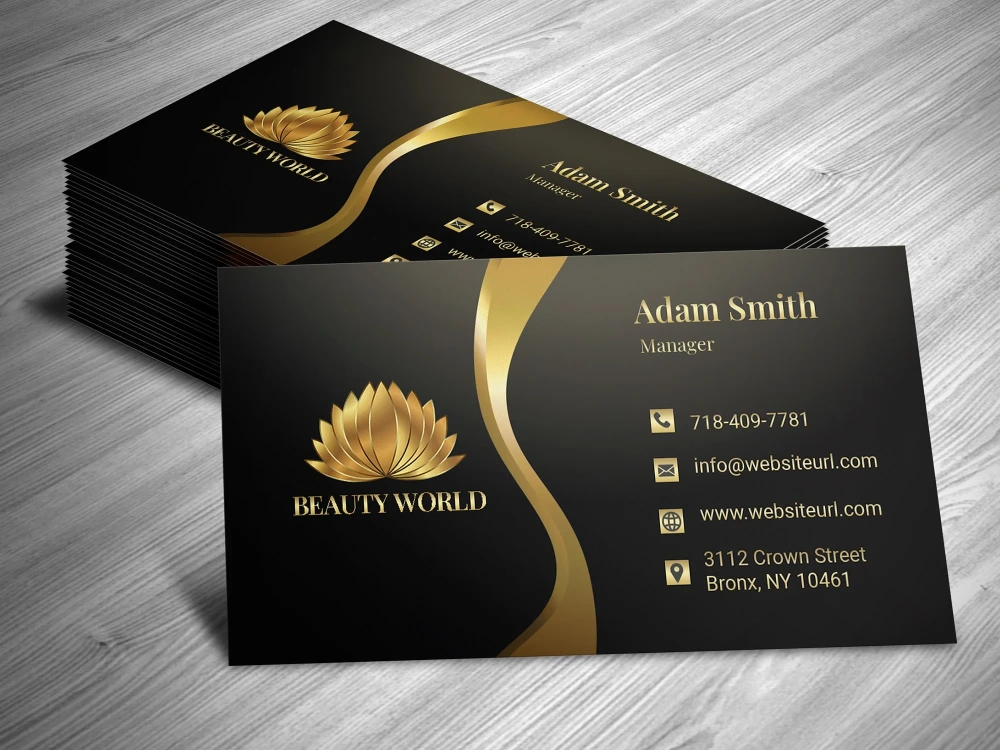An minimalist, unique, custom, business card design | Upwork