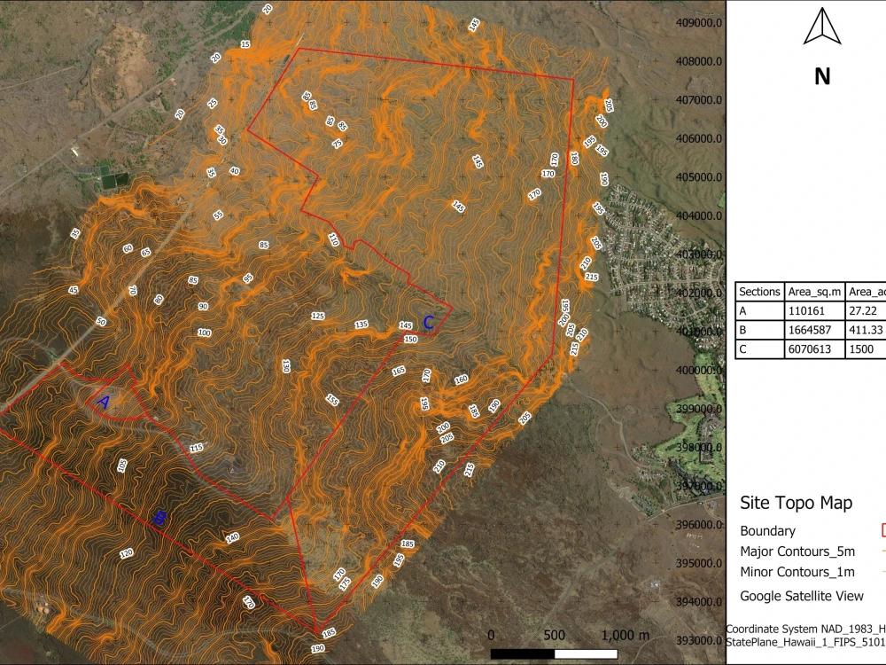 Site topographic map land subdivision & layout | Upwork