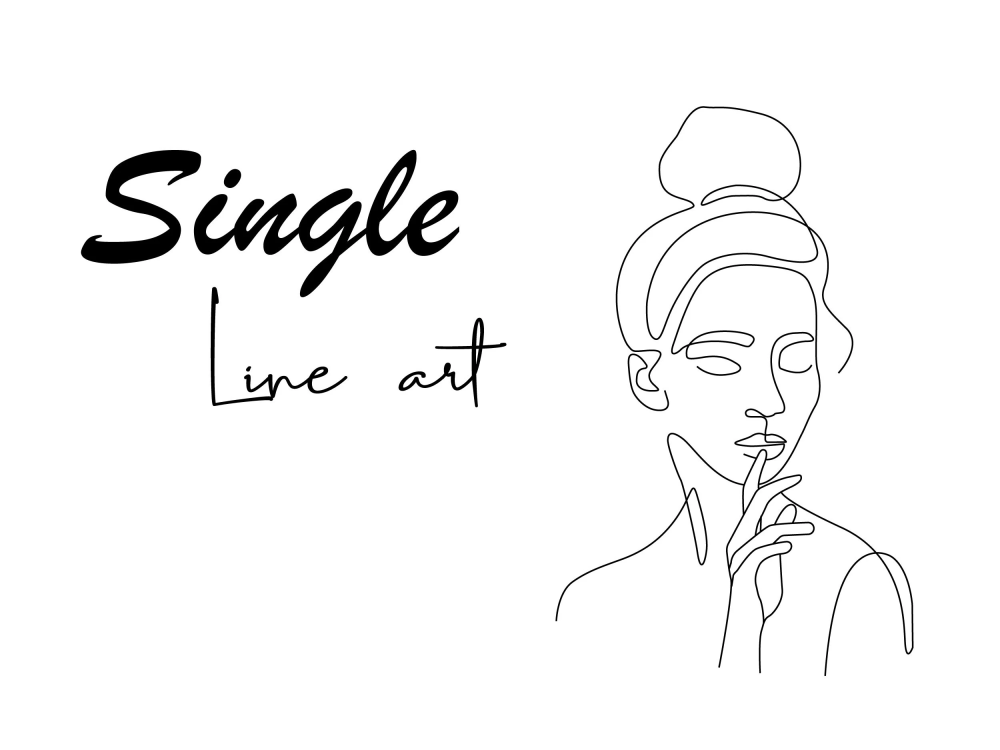 A stunning one line art | Upwork