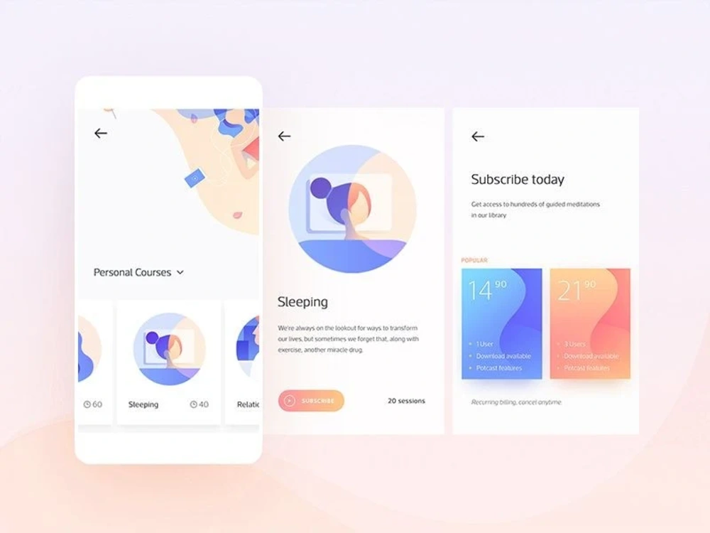 Android, IPhone and websites prototype design UX/UI | Upwork