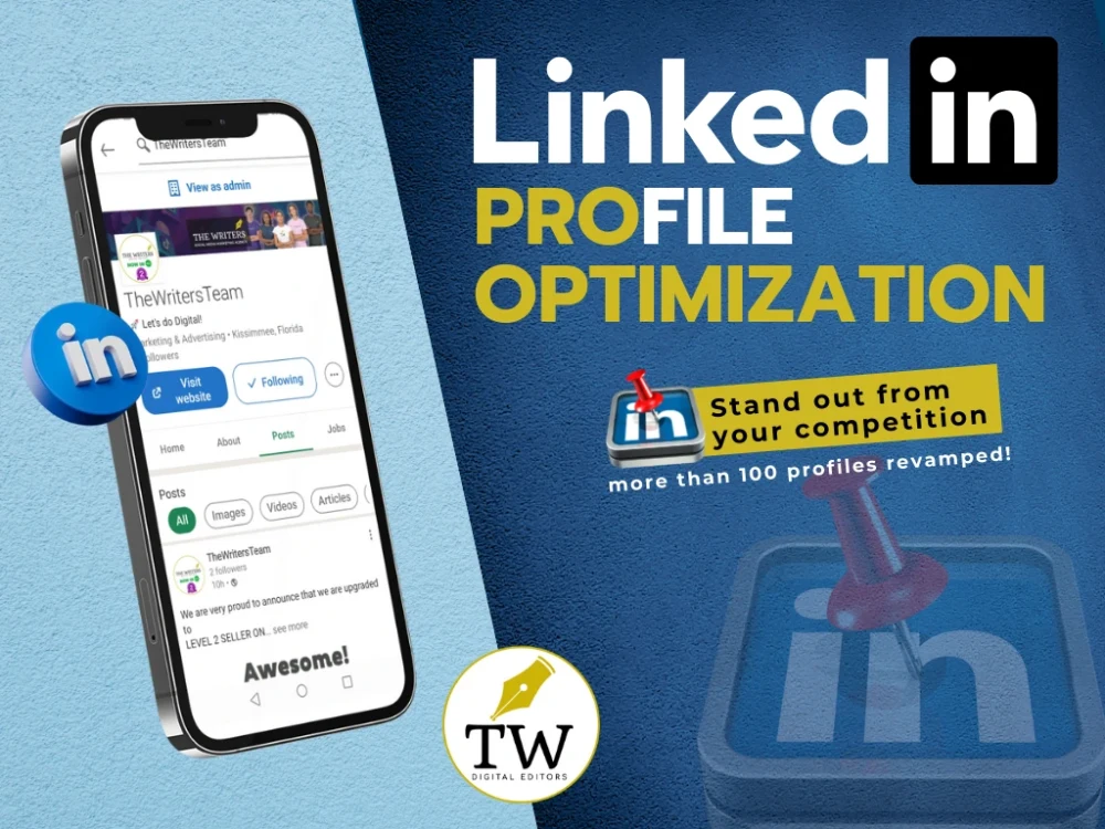 A stunning Linkedin Profile Design or Revamped | Upwork