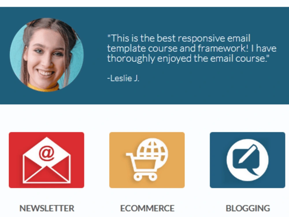 Mobile & dark mode friendly HTML email template | Upwork