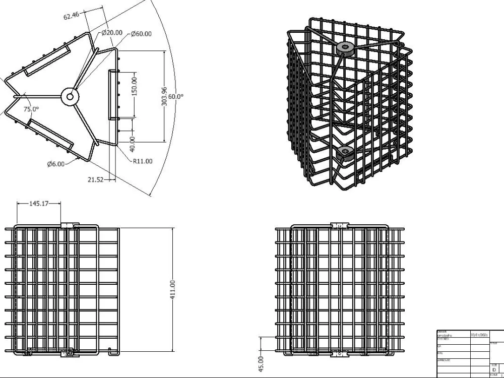 A 2D drawing file, 3D model in any format for manufacturing | Upwork