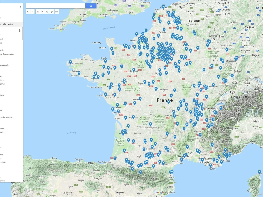 A Google Earth Polygons or Pins | Upwork