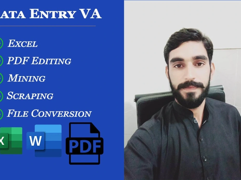 A data entry VA for data collection, email scrapping, internet research | Upwork