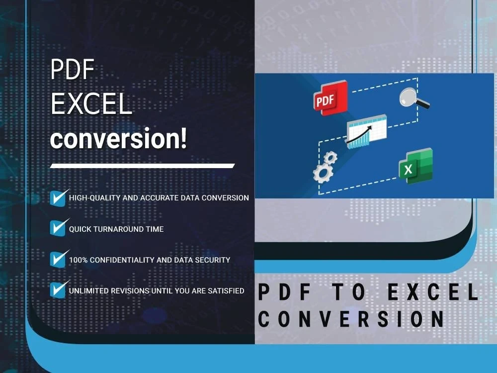PDF files Convert to Excel | Upwork