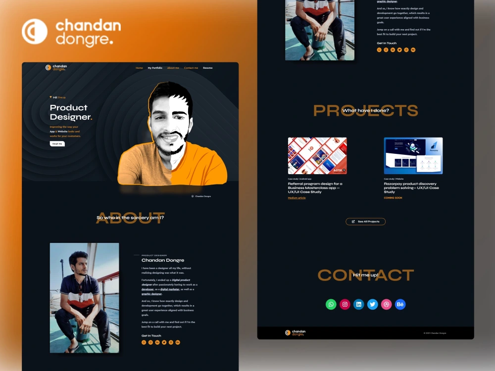 A fully designed landing page considering UX to get you more ...