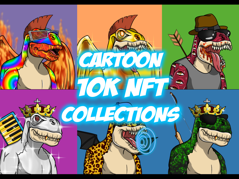 Unique 2D NFT collection in high quality dope cartoon BAYC style | Upwork