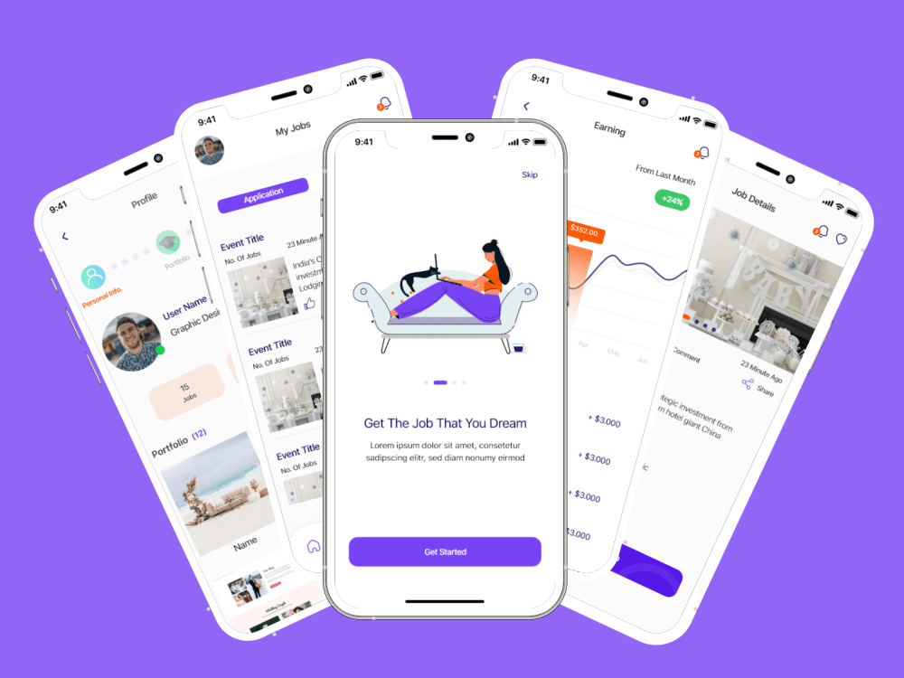 Unique user experience and UI UX design for your app | Upwork