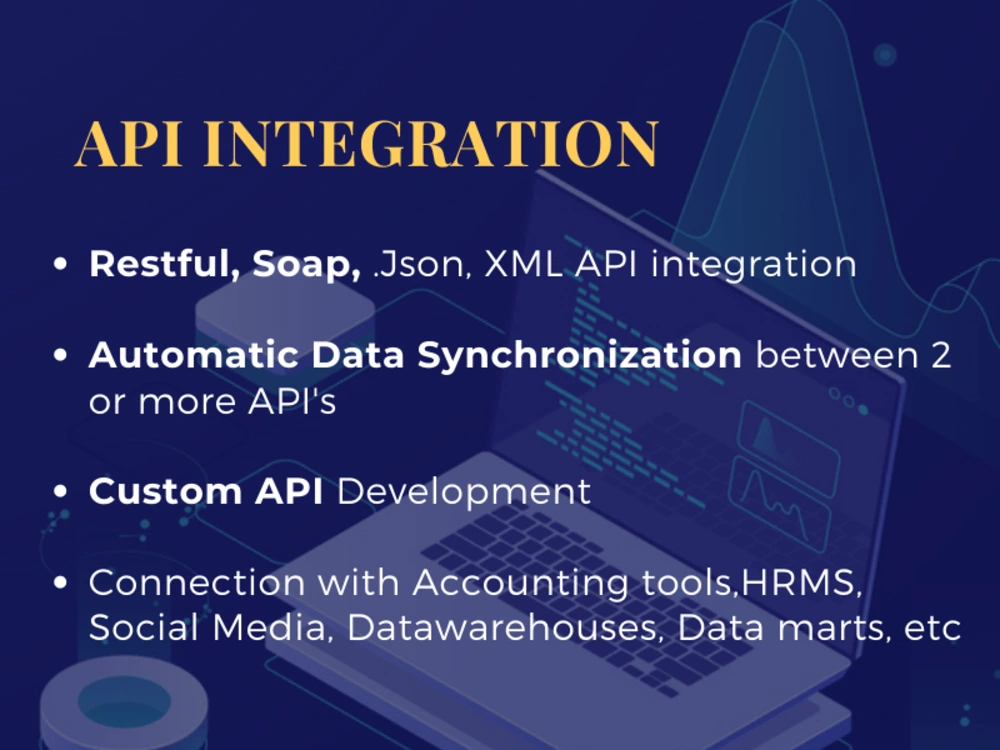 API intergated or a custom API | Upwork