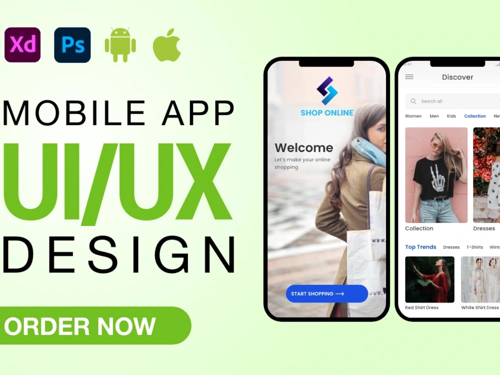 Mobile app ui design | Upwork