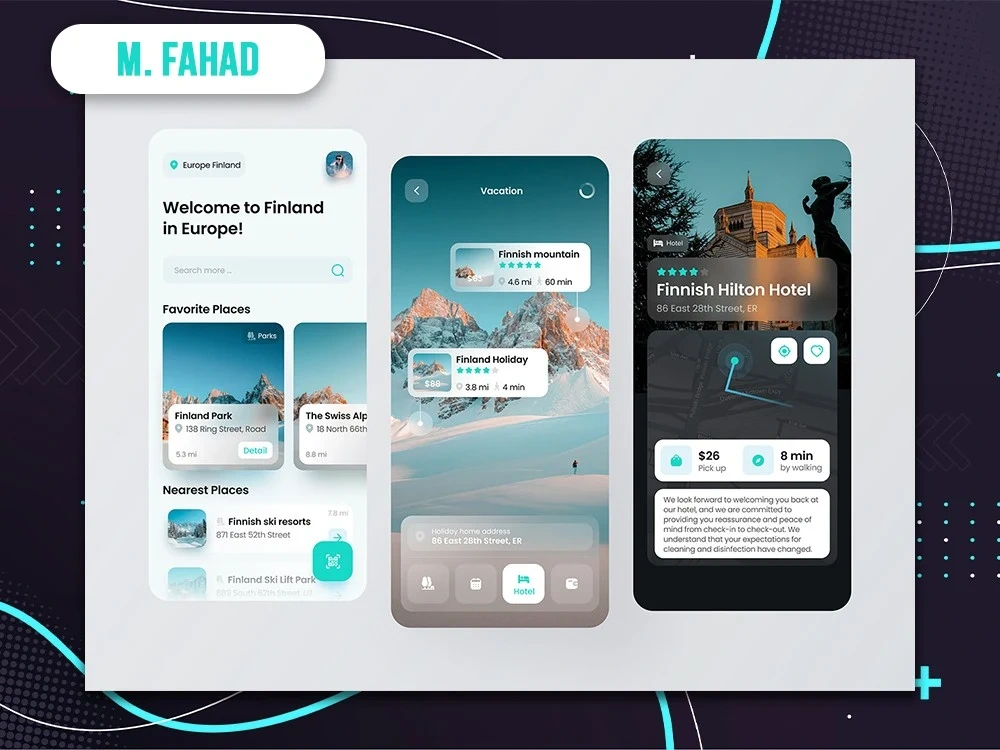 An eye-catching mobile App UI designs | Upwork