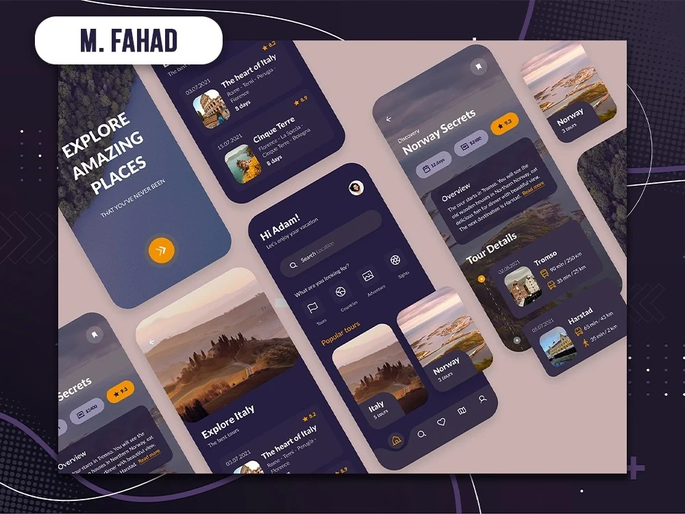 An eye-catching mobile App UI designs | Upwork