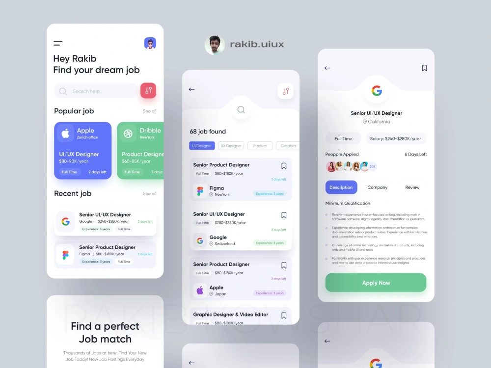 Amazing any Mobile App UI/UX design in Figma | Upwork