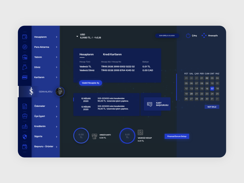 A unique user interface (ui) design. | Upwork