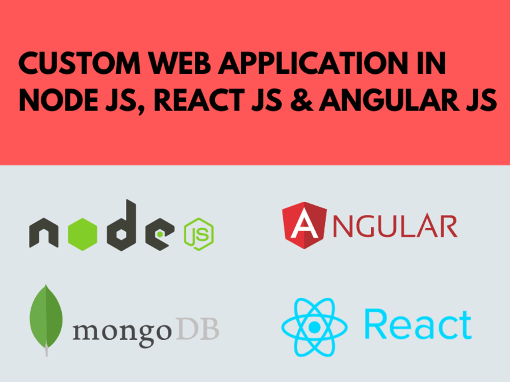 Custom web app in NodeJS & Angular | Upwork