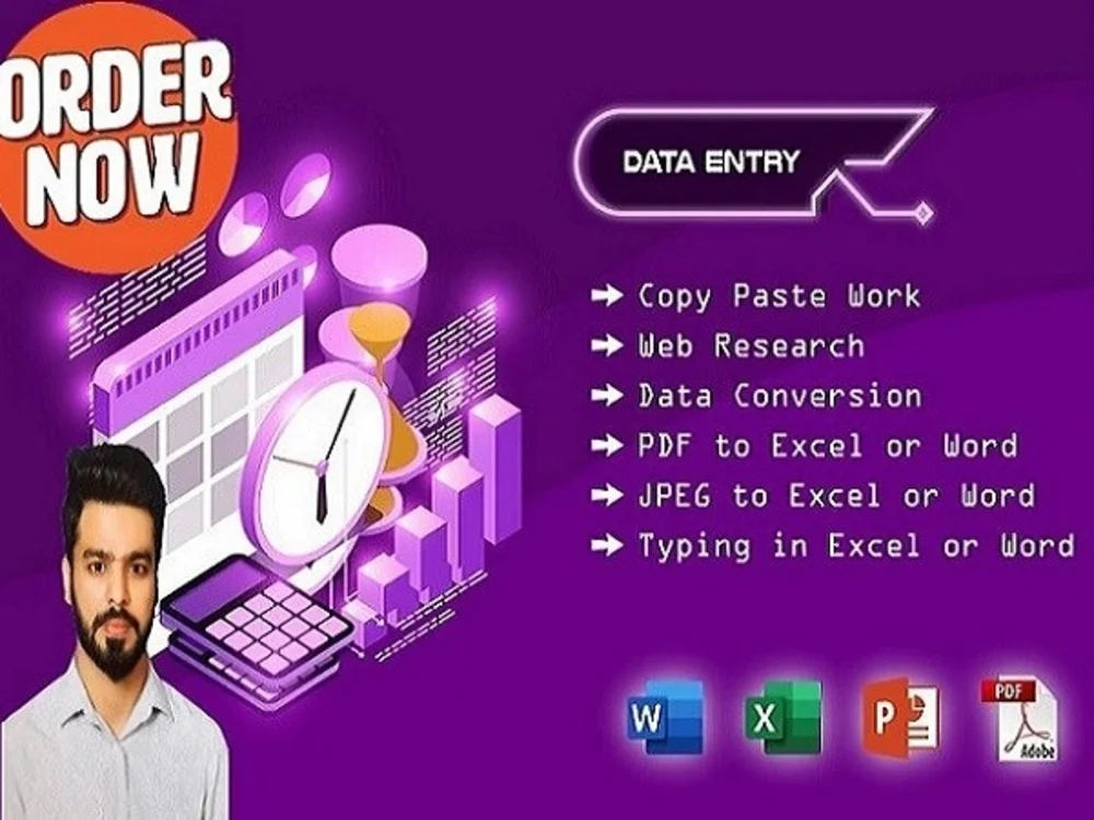 Any type of excel data entry work/ fast, accuracy and typing work | Upwork