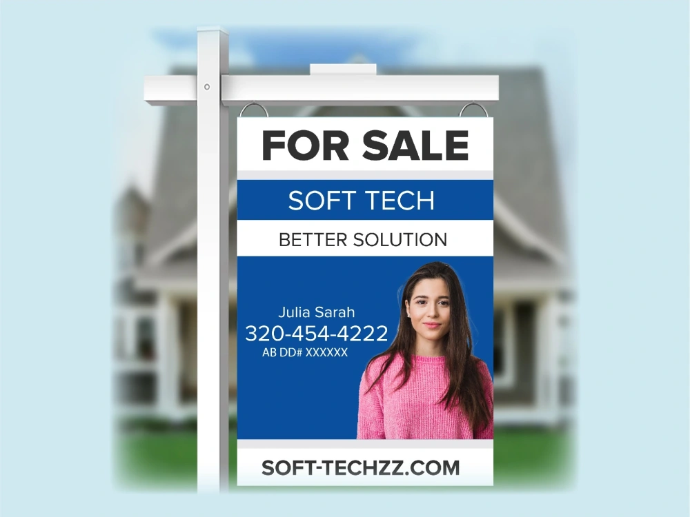 An excellent yard sign, banner , street sign, and signage design | Upwork