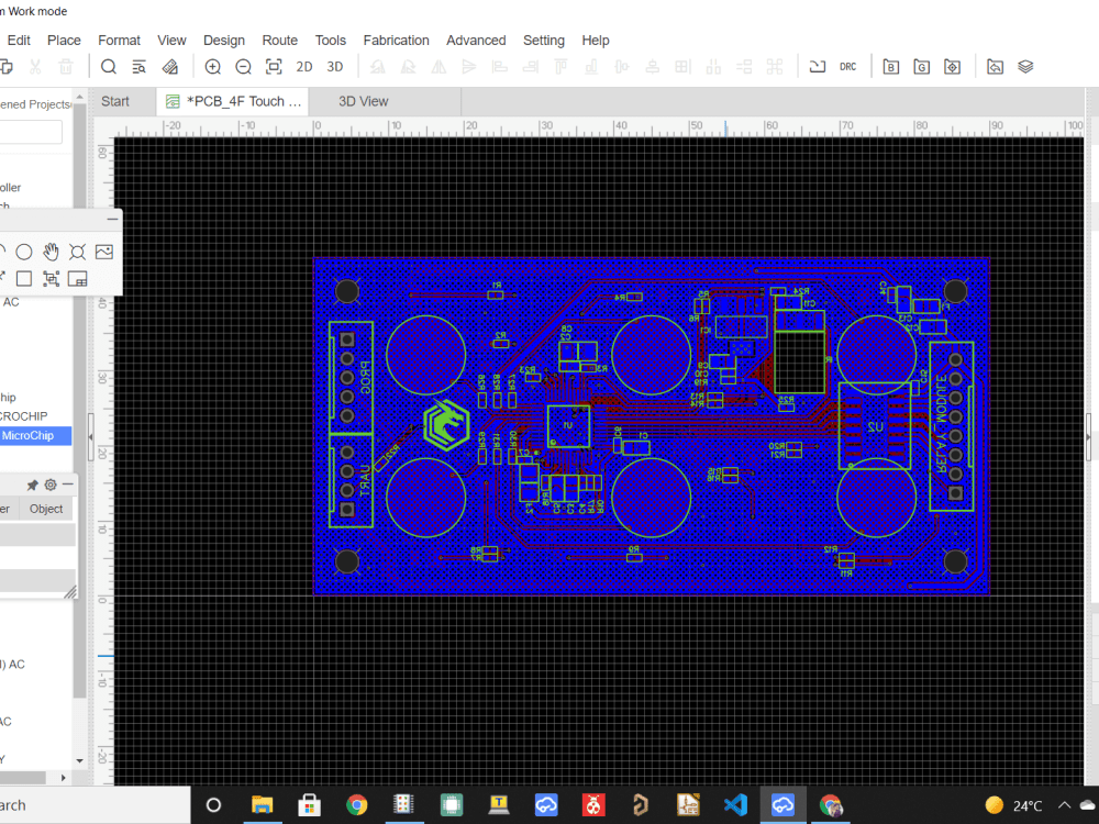 A best capsense based PCB layout desgin. | Upwork