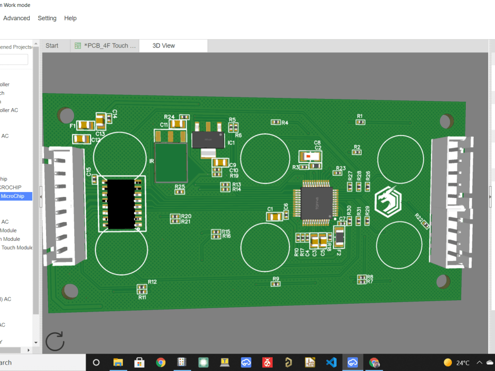 A best capsense based PCB layout desgin. | Upwork