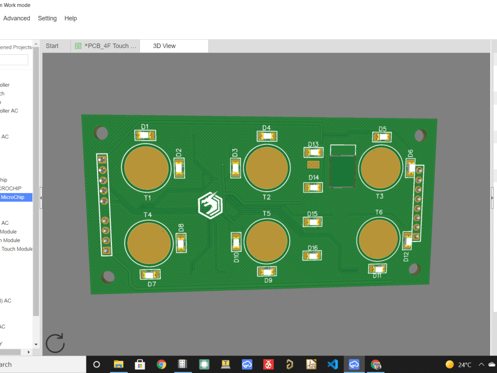 A best capsense based PCB layout desgin. | Upwork