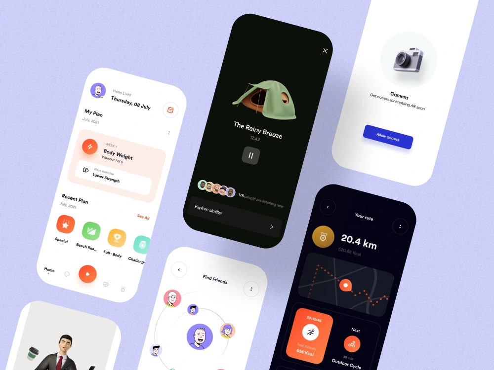 Industry level design for your ios or android app | Upwork