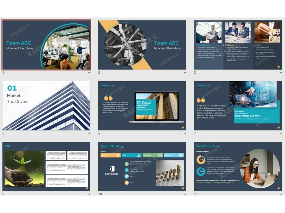 PowerPoint or Google Slides visual makeover | Upwork