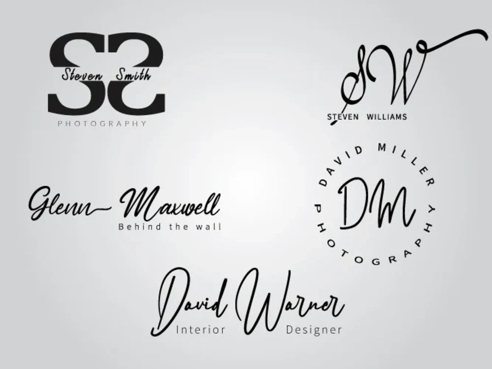 A handwritten cursive handwriting script signature logo within 1 hour ...