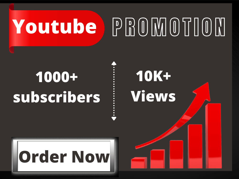 1000 Youtube subscriber | Youtube video promotion | Youtube views ...