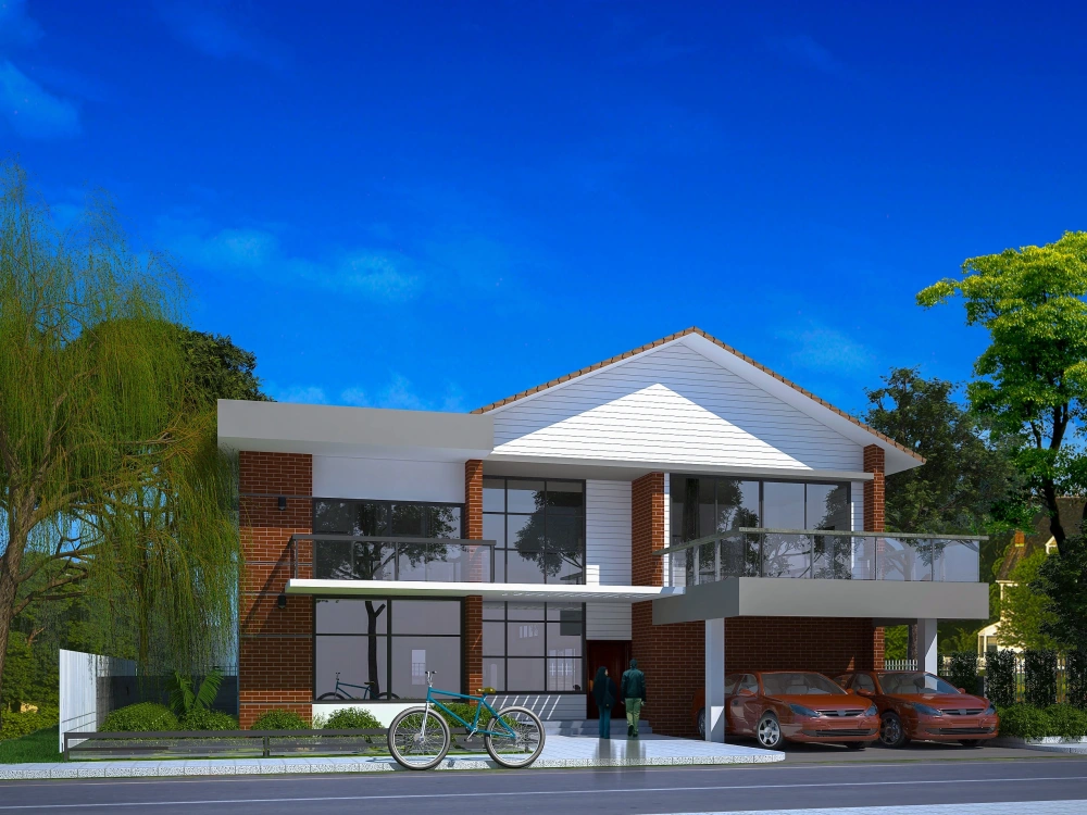 A realistic exterior rendering and facade design | Upwork