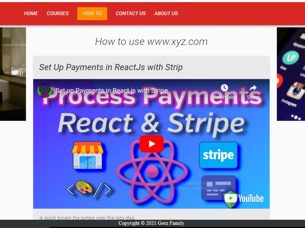 A perfect web application in reactJs | Upwork