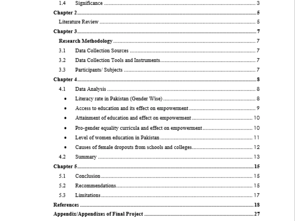 A professionally formatted document | Upwork