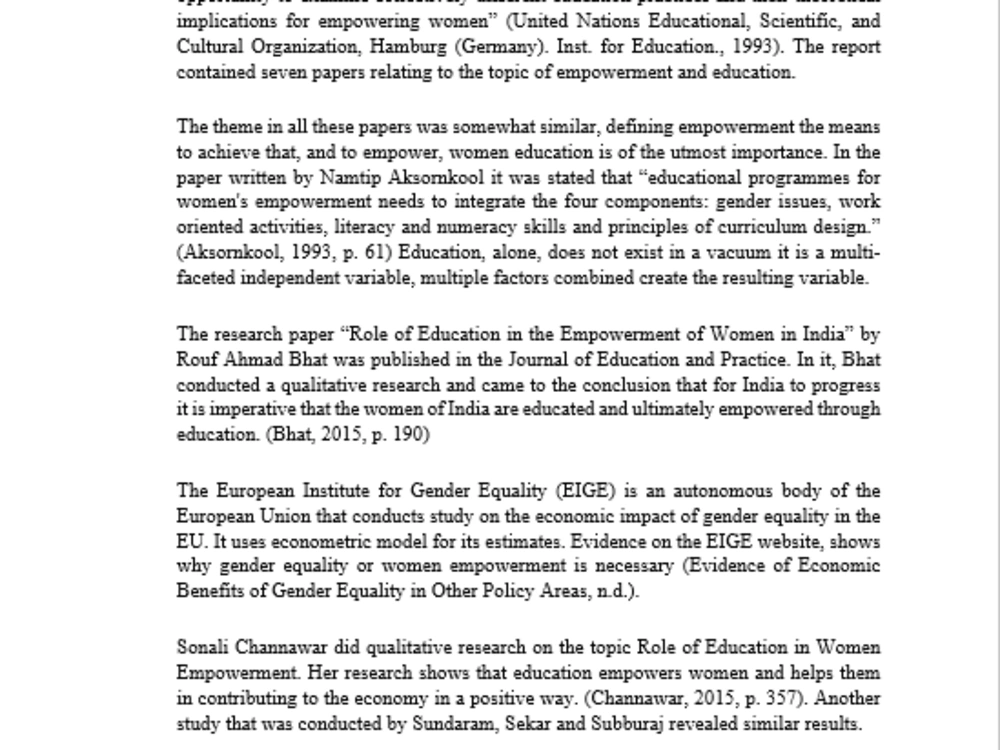 A professionally formatted document | Upwork