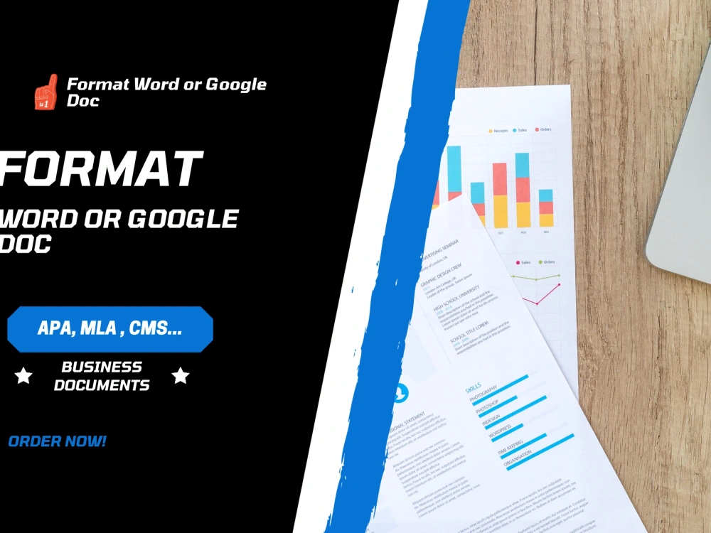 A professionally formatted document | Upwork