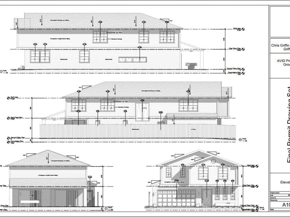 A complete set of drawing in Revit / Autocad | Upwork