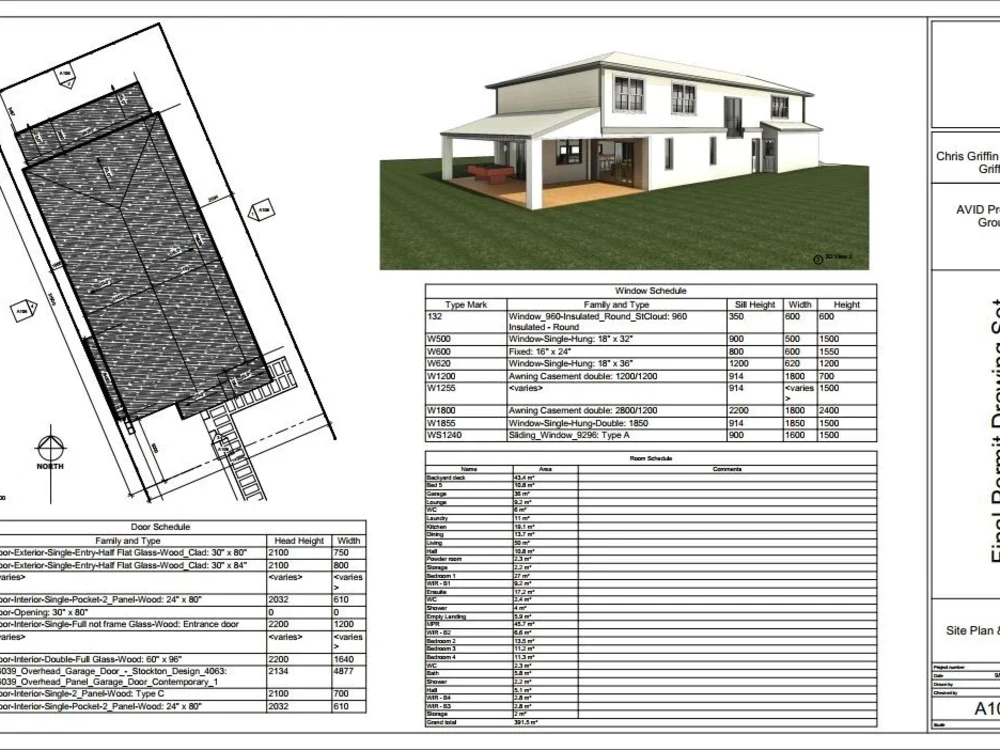 A complete set of drawing in Revit / Autocad | Upwork