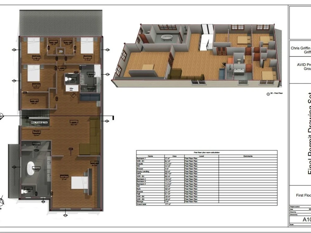 A complete set of drawing in Revit / Autocad | Upwork