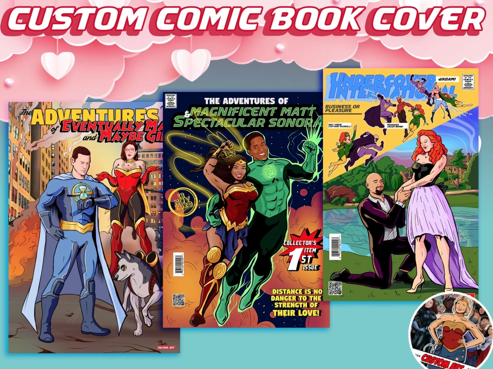 Comic book portrait poster | Upwork