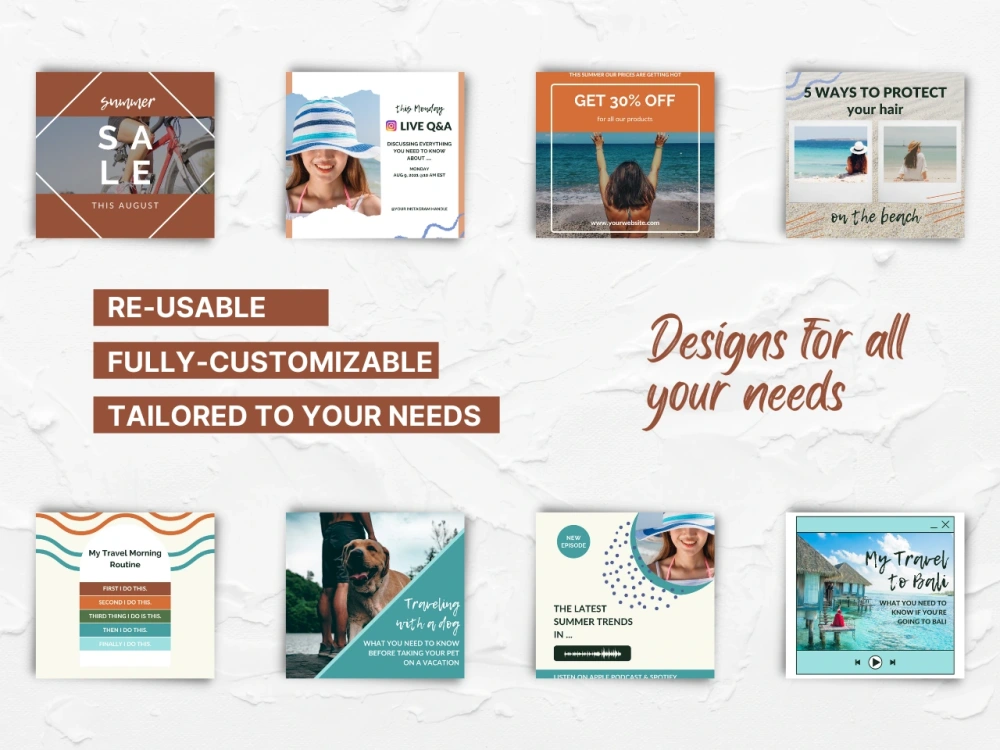Scroll-stopping Instagram post graphics made in Canva | Upwork