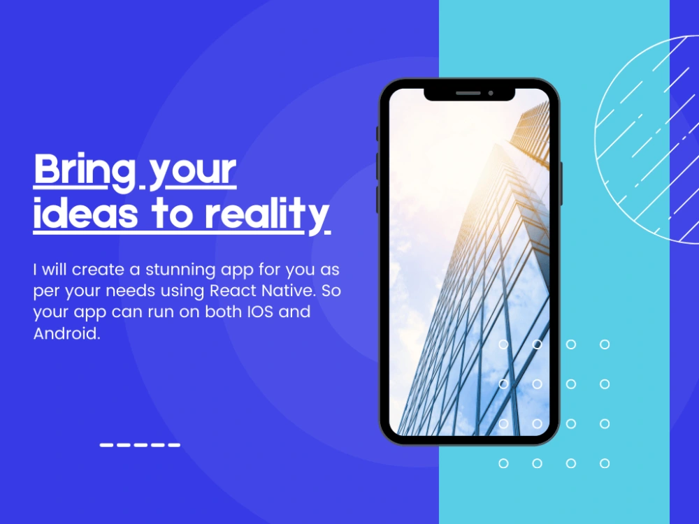 Stunning UI for your mobile app in both IOS and android using React Native | Upwork