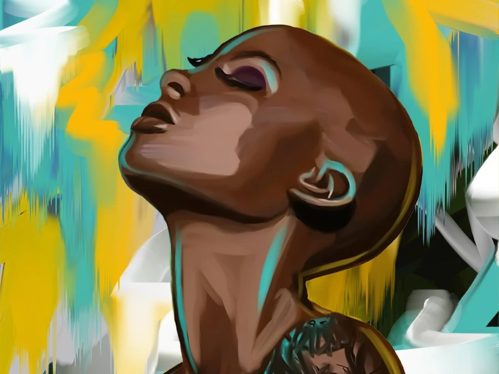Abstract pop art portrait | Upwork