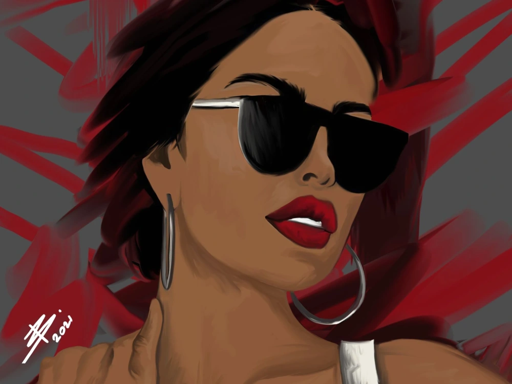 Abstract pop art portrait | Upwork