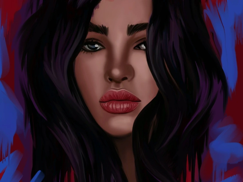 Abstract pop art portrait | Upwork