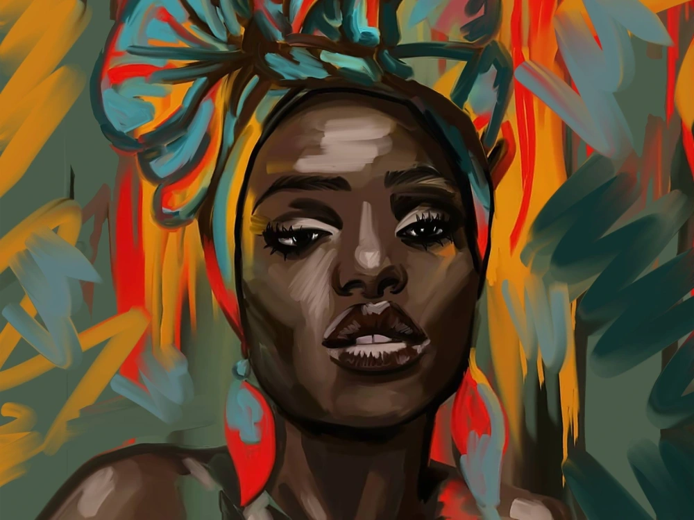 Abstract pop art portrait | Upwork