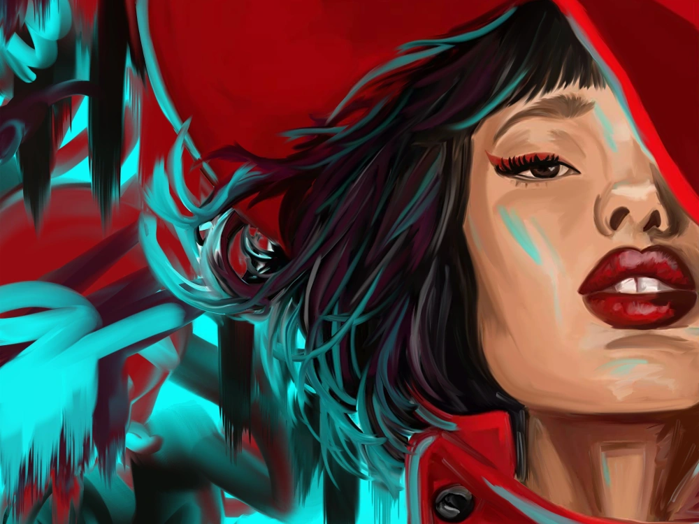 Abstract pop art portrait | Upwork
