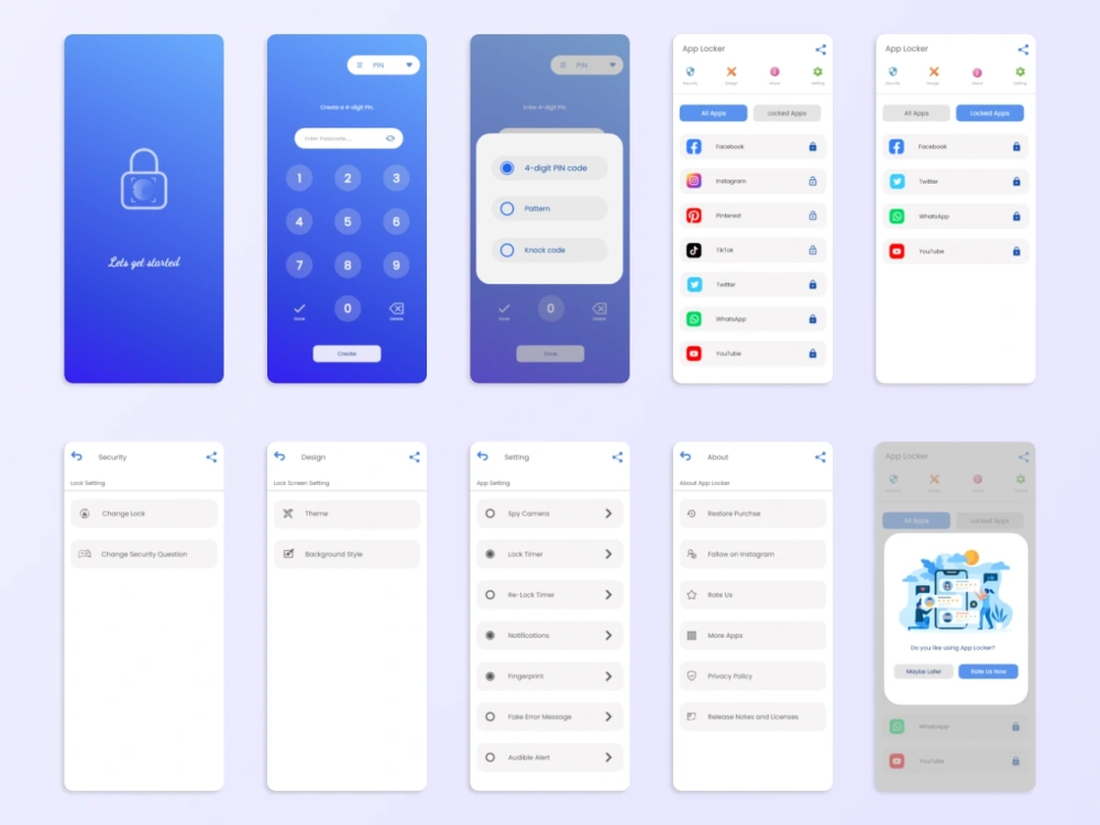 Ui/Ux design for your Mobile Applications in Adobe Xd | Upwork