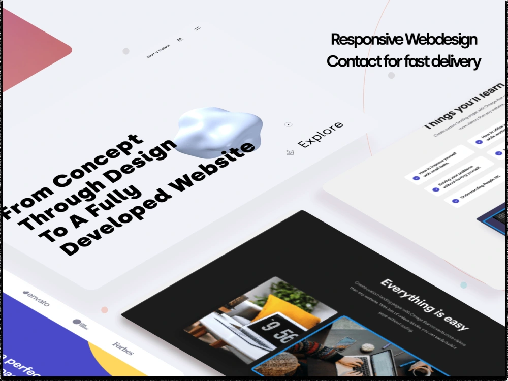 A responsive Svelte.js & SvelteKIT web application converted from Design | Upwork