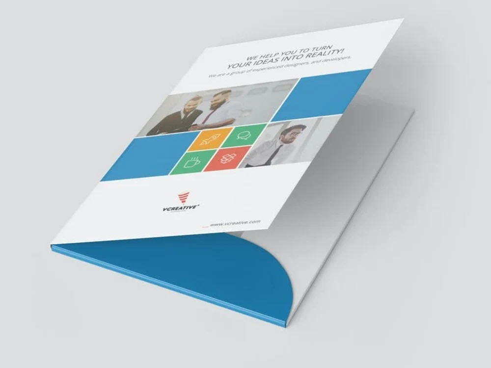 Amazing modern business presentation folder design | Upwork