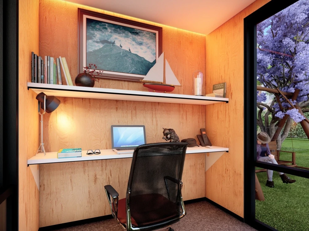 An Outdoor workstation or Cabin design with SIP building materials | Upwork